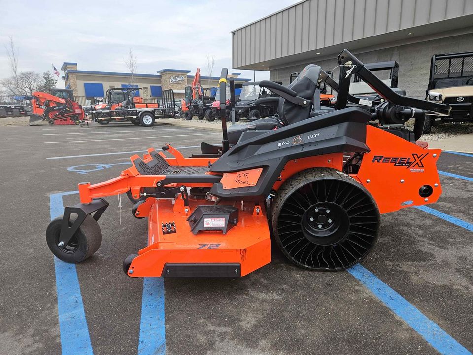 BAD BOY REBEL X 37 HP VANGUARD 72″ DECK TWEEL TIRES – More Farm Stores